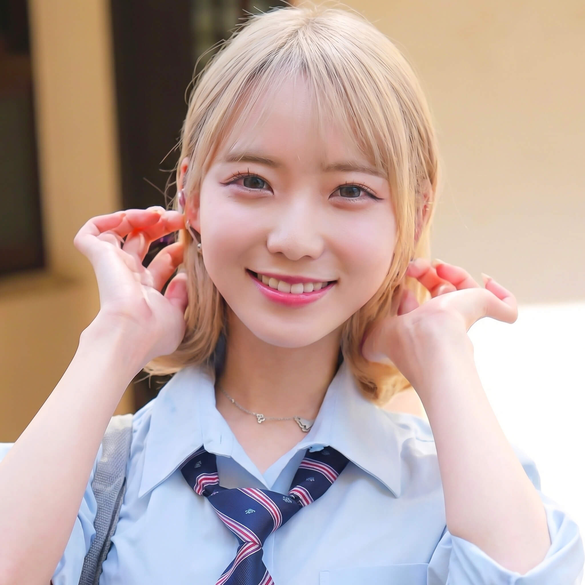 【みなちゃん】金髪ギャル美少女のピュアな笑顔｜藍瀬ミナ｜skho156｜シロウト速報 - ボイスAVI