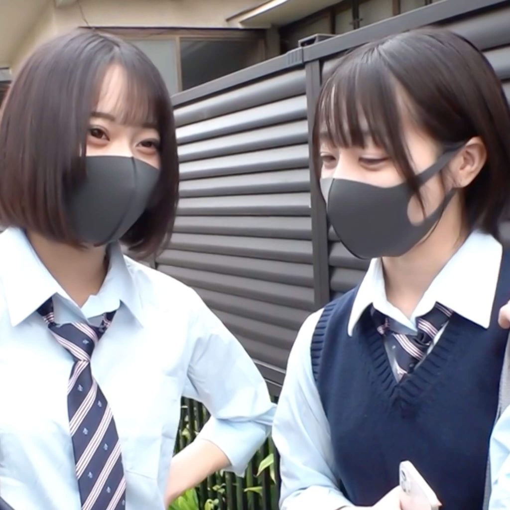 【ミコ＆イト】二人の塩対応P活女子が描く静かな距離感｜smus063｜小島みこ・赤名いと｜素人ムクムク-塩- - ボイスAVI